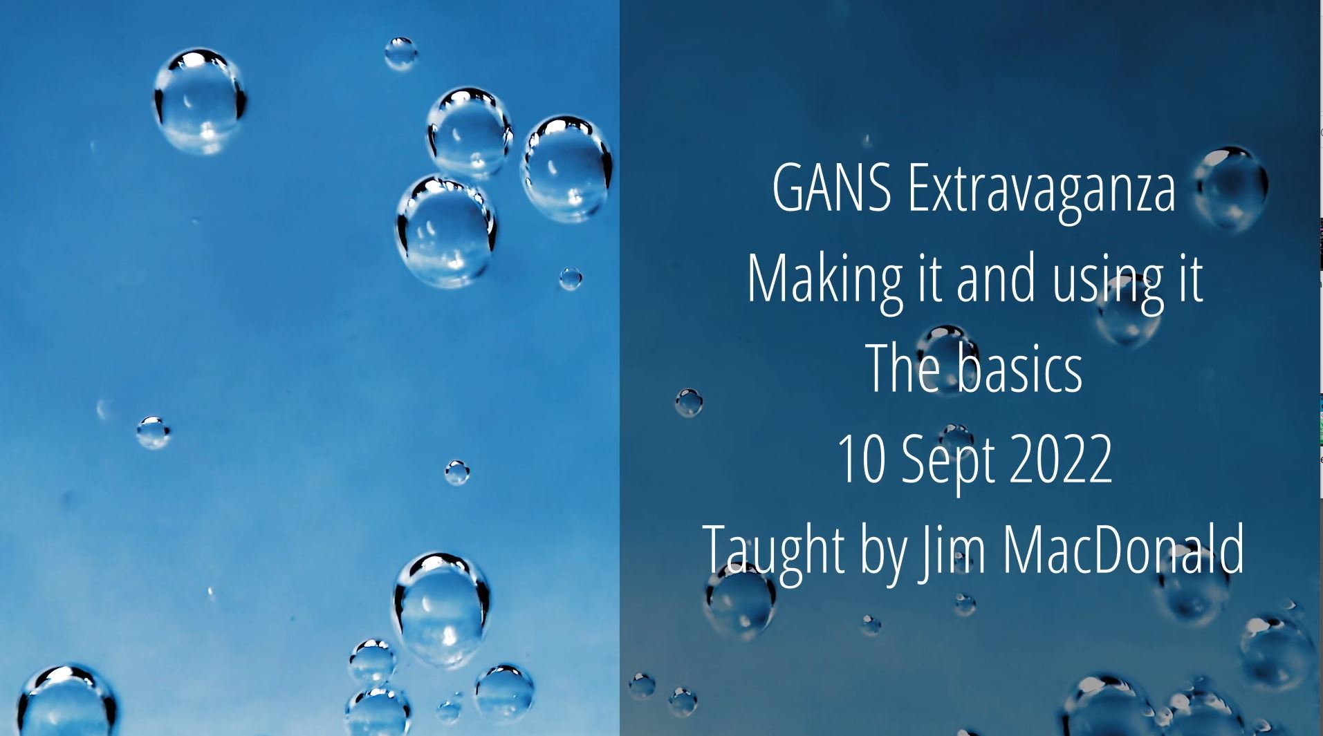 GANS – How to make it and use it 2022. – Plasma In Nature